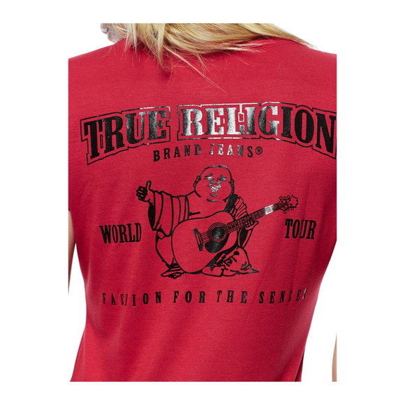True Religion | Tops | True Religion Womens Buddha Logo Deep Vneck Tee ...
